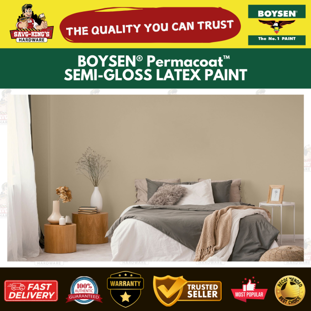 BOYSEN® Permacoat™ SEMI-GLOSS LATEX PAINT SAVG-KING'S HARDWARE TRADING