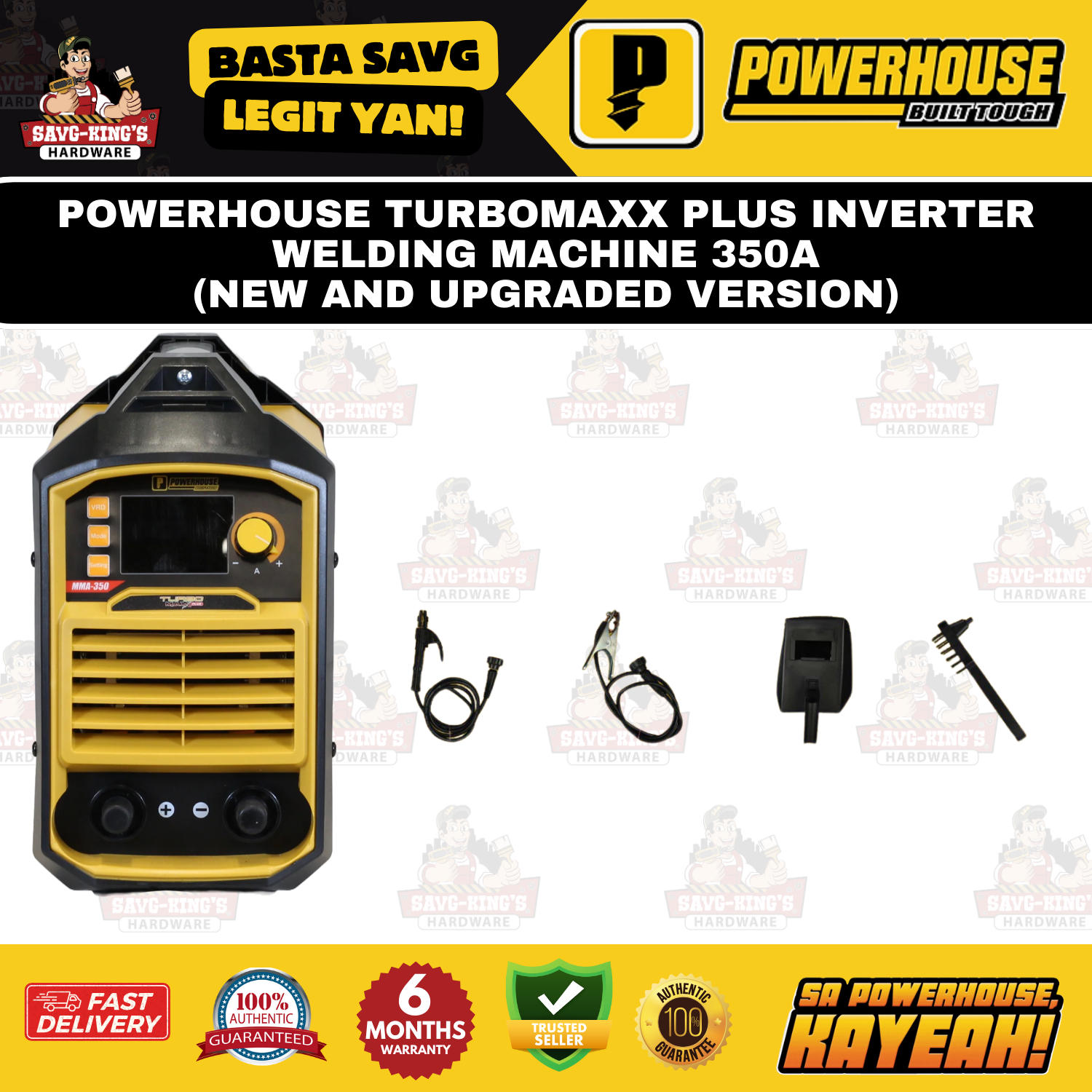 POWERHOUSE TURBOMAXX PLUS INVERTER WELDING MACHINE 350A (NEW AND ...