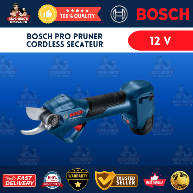 Bosch PRO Pruner Cordless Secateur 12V [Kit] (06019K10K1) SAVG-KING'S ...