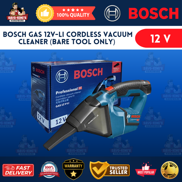 BOSCH GAS 12V-Li Cordless Vacuum Cleaner (Bare Tool Only) SAVG-KING'S ...