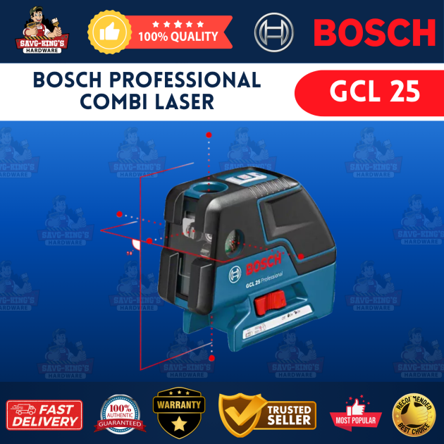 BOSCH PROFESSIONAL GCL 25 COMBI LASER SAVG-KING'S HARDWARE TRADING