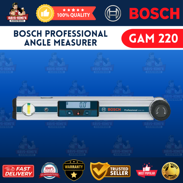 BOSCH PROFESSIONAL GAM 220 ANGLE MEASURER SAVG-KING'S HARDWARE TRADING