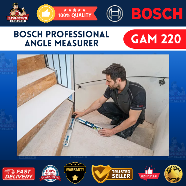 BOSCH PROFESSIONAL GAM 220 ANGLE MEASURER SAVG-KING'S HARDWARE TRADING